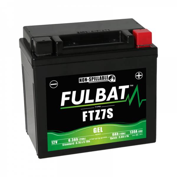 Fulbat Akumuliatorius 6 Ah 130A EN 12V, modelis - GTZ7S (FTZ7S Gel), žema kaina | Varle.lt