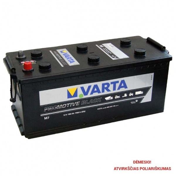 Varta Akumuliatorius 180 Ah 1100 A EN 12V, modelis - M7 (68033), žema ...