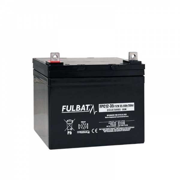 Fulbat Akumuliatorius 33 Ah kilpos 12V AGM, modelis - FPC12-35 T5, žema kaina | Varle.lt