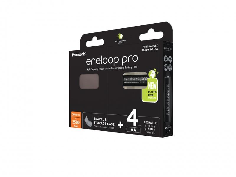 Įkraunamos baterijos Panasonic Eneloop Pro 2450 mAh + Case, modelis ...