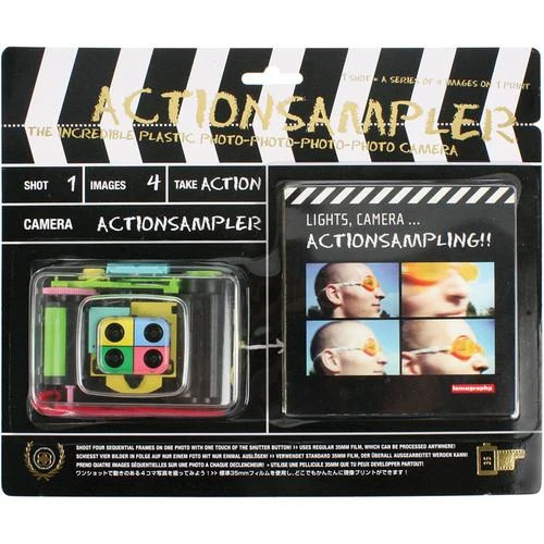 Lomography ActionSampler Fixed Focus 4-Lens 35mm Camera Kit, modelis ...
