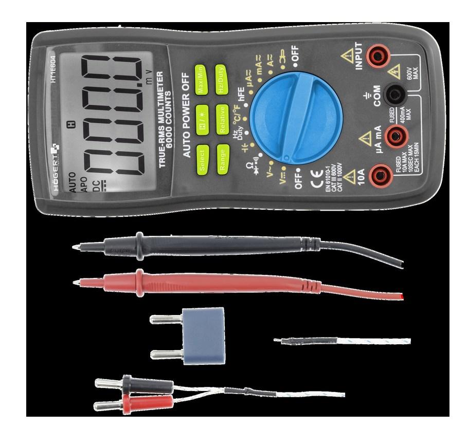 Testeris Hogert HT1E604, modelis - HT1E604, žema kaina | Varle.lt