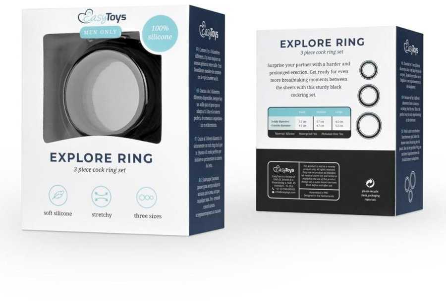EasyToys Explore Ring penio žiedų rinkinys, žema kaina | Varle.lt