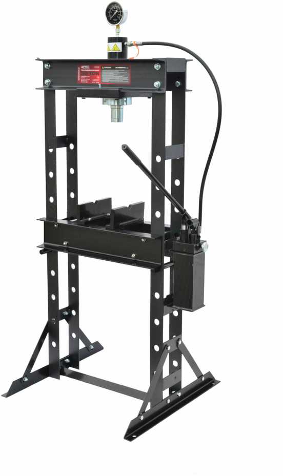 AW-Tools AWTOOLS HIDRAULINIS PRESAS SU MANOMETRU 30T / DVIGUBAS ...