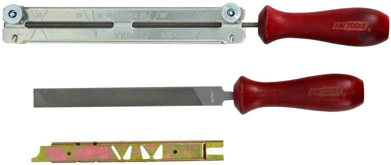 AW-Tools AWTOOLS Rinkinys DO OSTRZENIA ŁAŃCUCHA 4,5 mm 4 elementy ...
