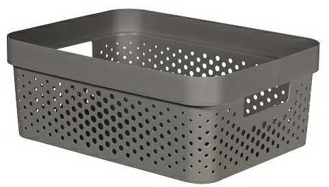 Curver / Keter CURVER POJEMNIK INFINITY 4,5L AŻUROWY / CIEMNY PILKA ...