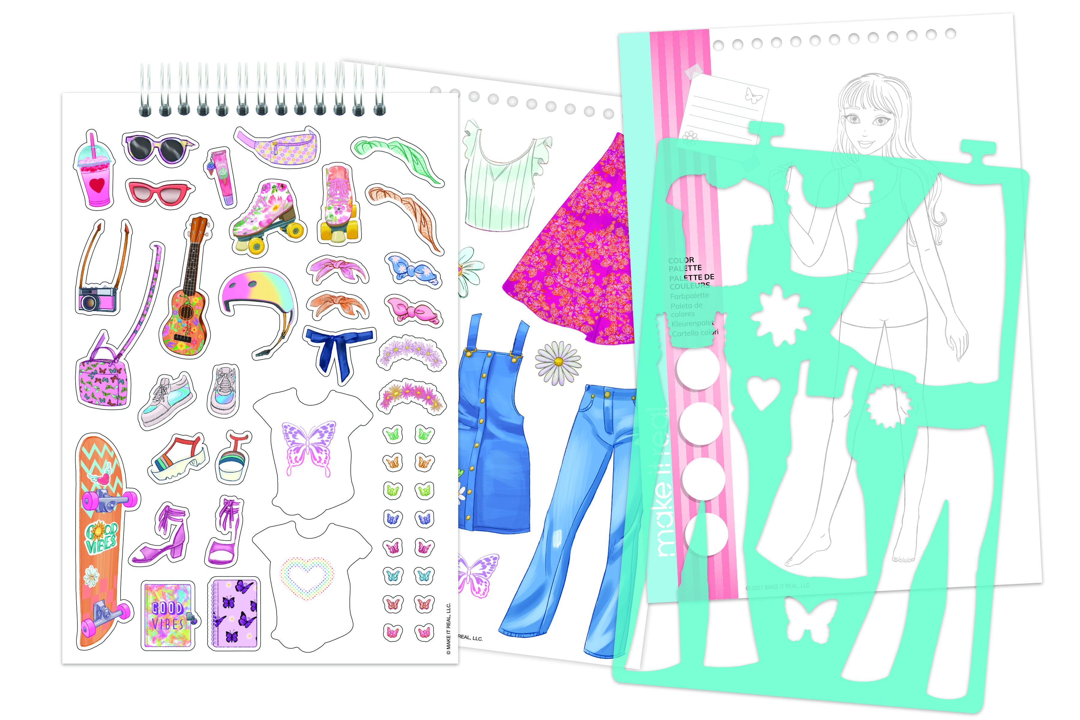 MAKE IT REAL Eskizų knygelė „Meilė ir ramunėlės“, modelis - ‎3209MIR ...