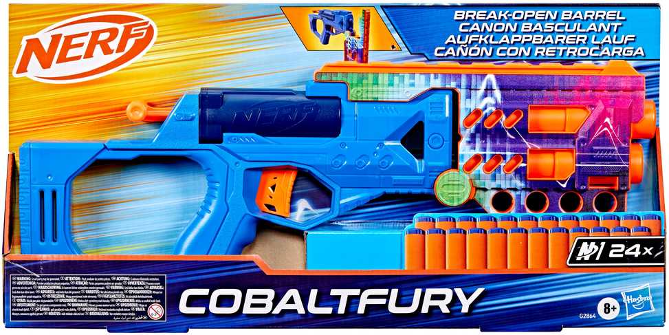 NERF N SERIES šautuvas „Cobaltfury“, modelis - G2864, žema kaina | Varle.lt