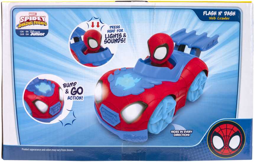 SPIDER-MAN SPIDEY AND HIS AMAZING FRIENDS Mašinėlė „Flash N´ Dash ...
