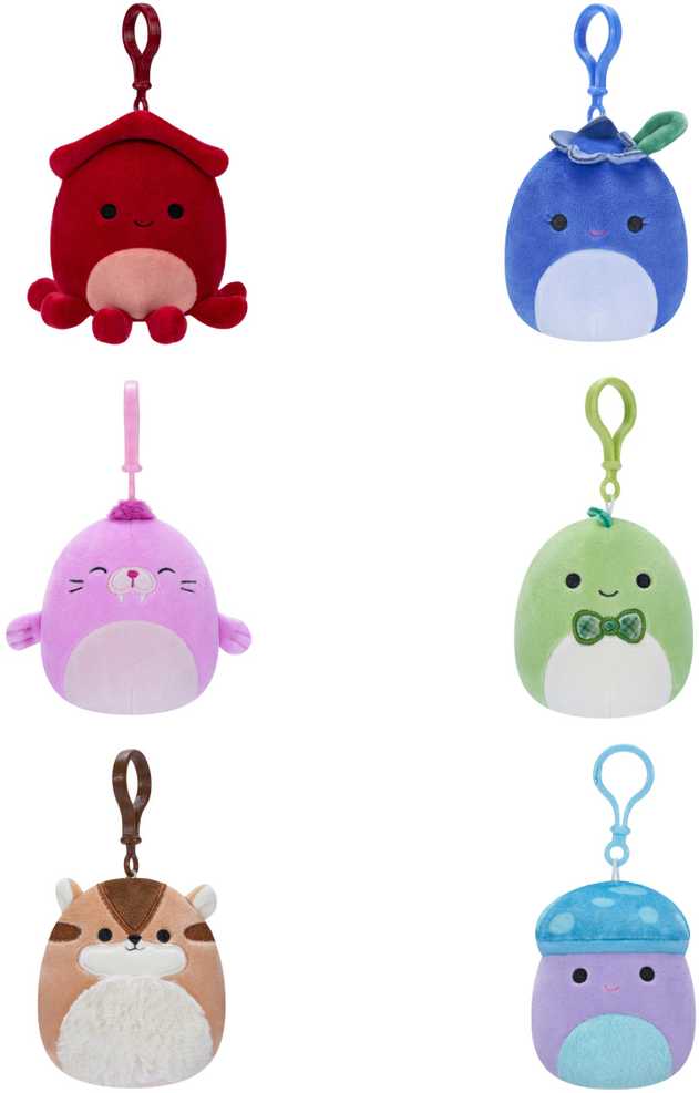 SQUISHMALLOWS Prisegamas pliušinis žaislas, 8 cm, W17, modelis ...