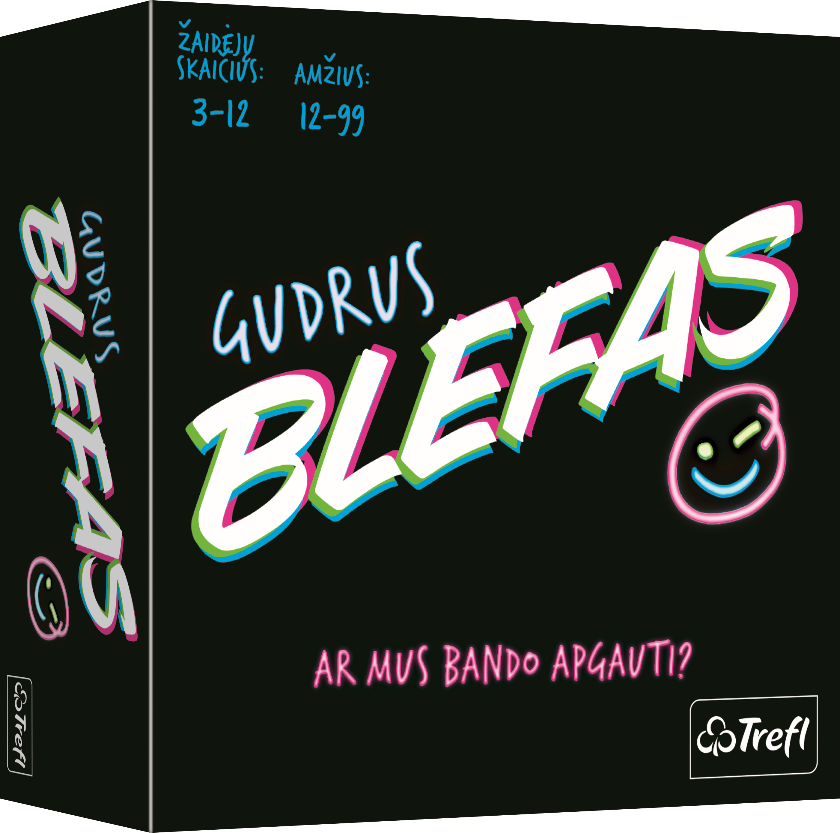 Trefl Stalo žaidimas "Gudrus blefas" (Lietuvių kalba), modelis - 02371T ...
