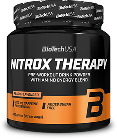 Biotech NitroX Therapy 340 g. (Peach skonis ), žema kaina | Varle.lt