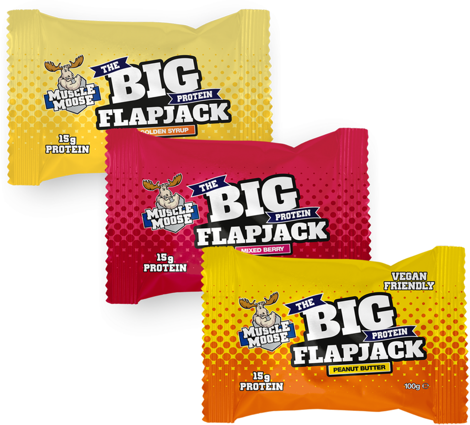 Muscle Moose The Big Protein Flapjack (avižinis batonėlis) 100 g ...