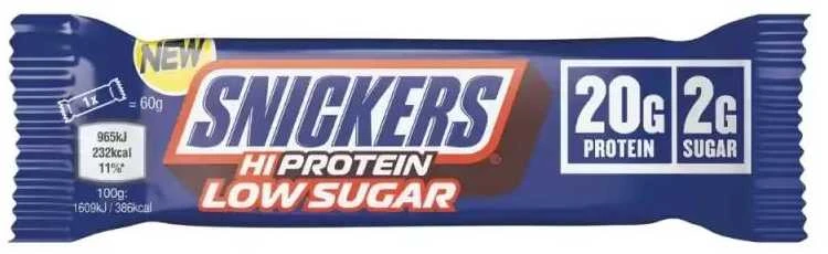 Snickers Hi Protein Low Sugar Bar 57 g., žema kaina | Varle.lt