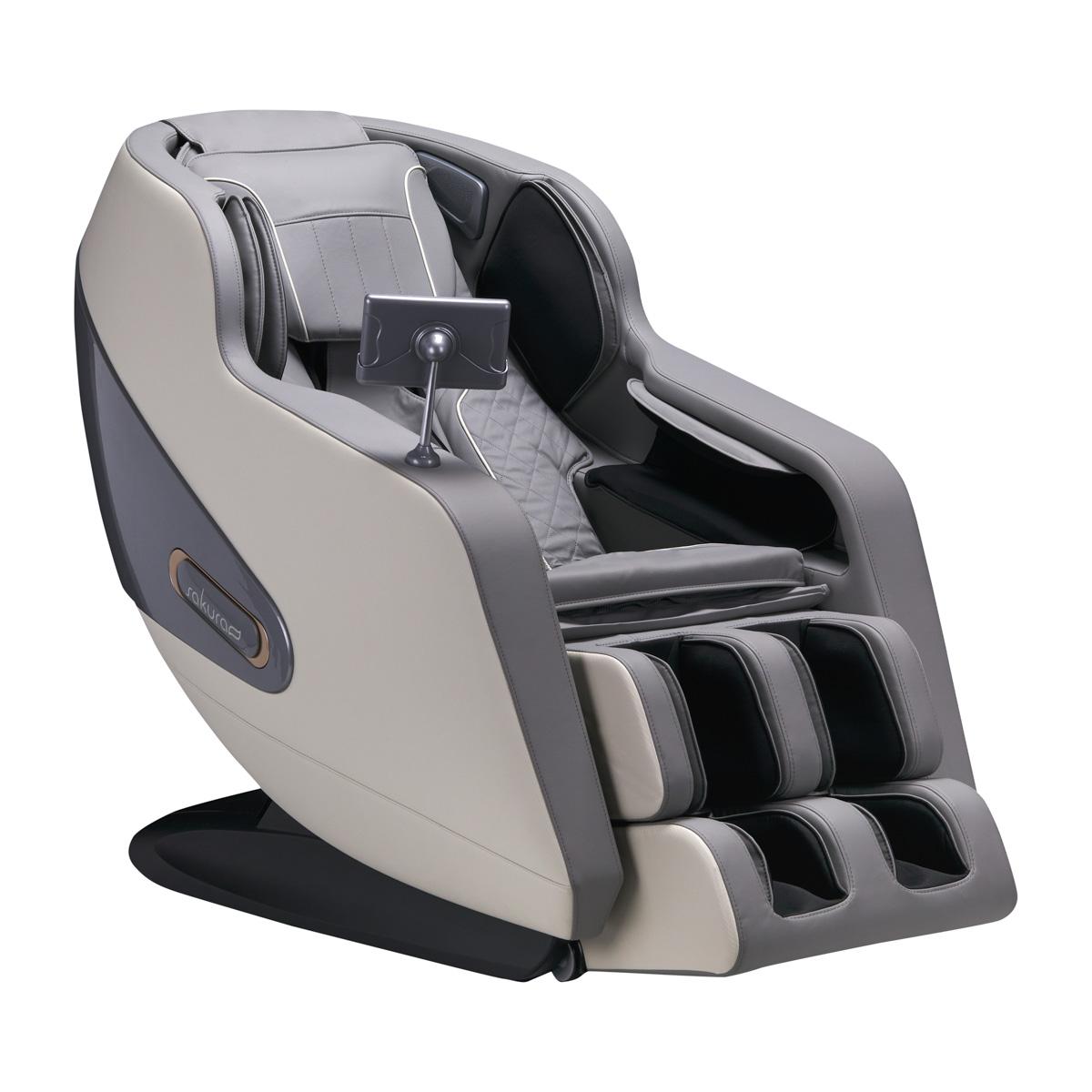 Fotelis Activeshop Masažinis krėslas SAKURA MASSAGE CHAIR COMFORT PLUS 806 Pilkas, žema kaina ...