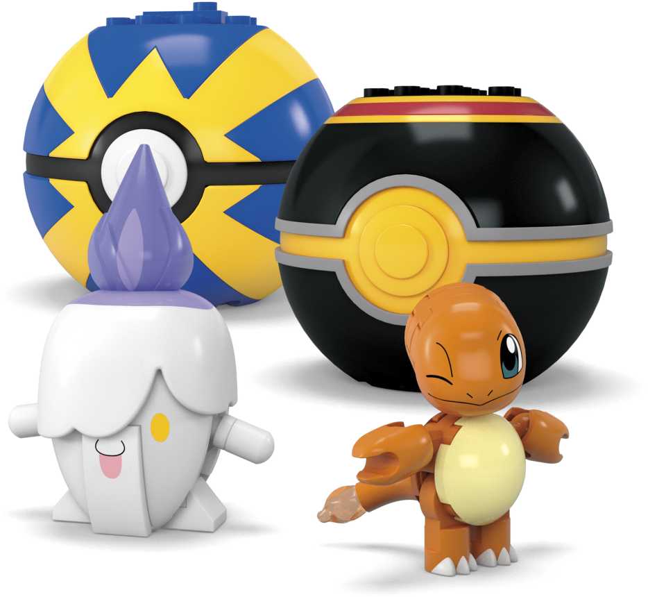 Mega Bloks „Mega Construx Pokemon“ rinkinys „Ugninių Poke rutulių ...