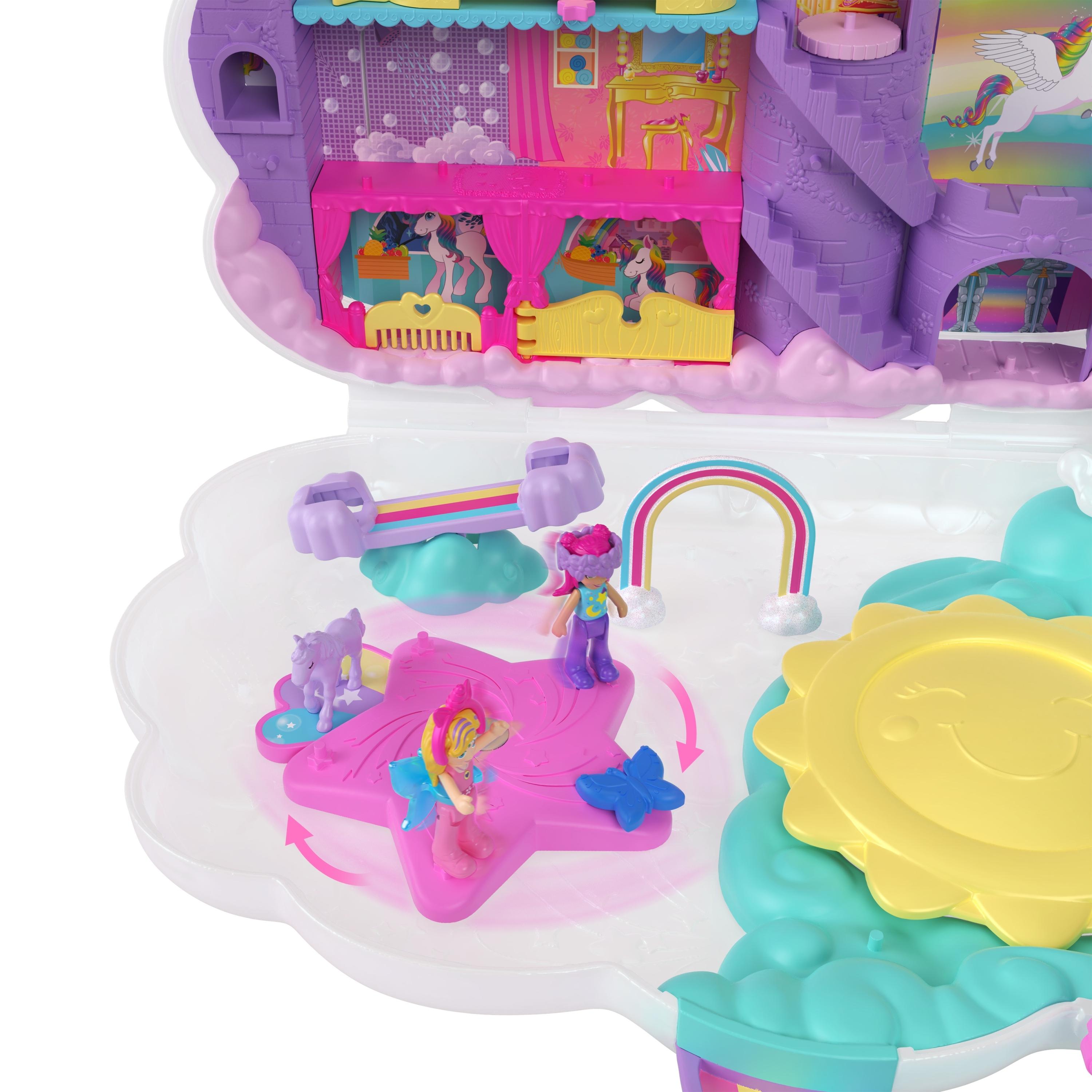 Mattel Polly Pocket vaivorykštinio vienaragio salono rinkinys, HKV51 ...