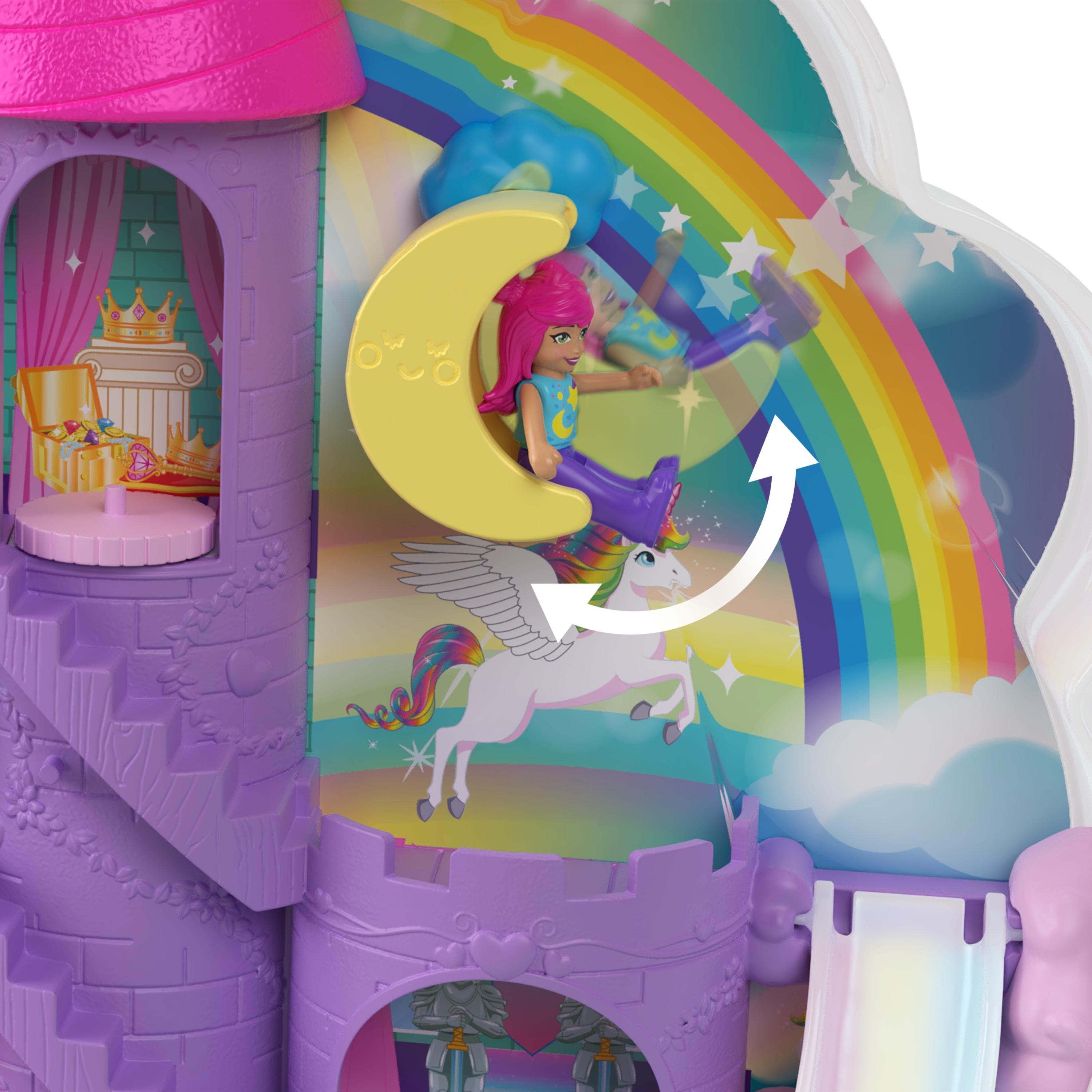 Mattel Polly Pocket vaivorykštinio vienaragio salono rinkinys, HKV51 ...