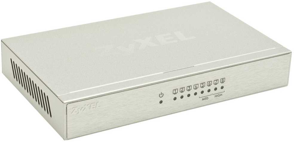 Komutatorius 8Port (Gigabit) ZyXEL GS-108B v2, modelis - GS-108B v2 ...