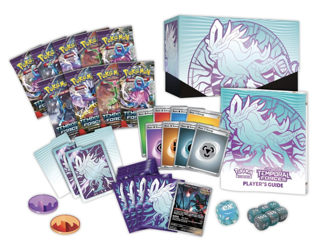 Kortos Pokemon Temporal Forces Elite Trainer Box - Walking Wake, žema ...