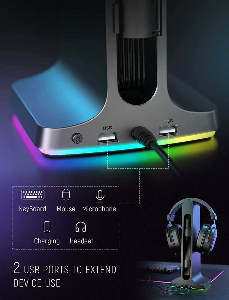 FIFINE S3 RGB ausinių stovas, žema kaina | Varle.lt