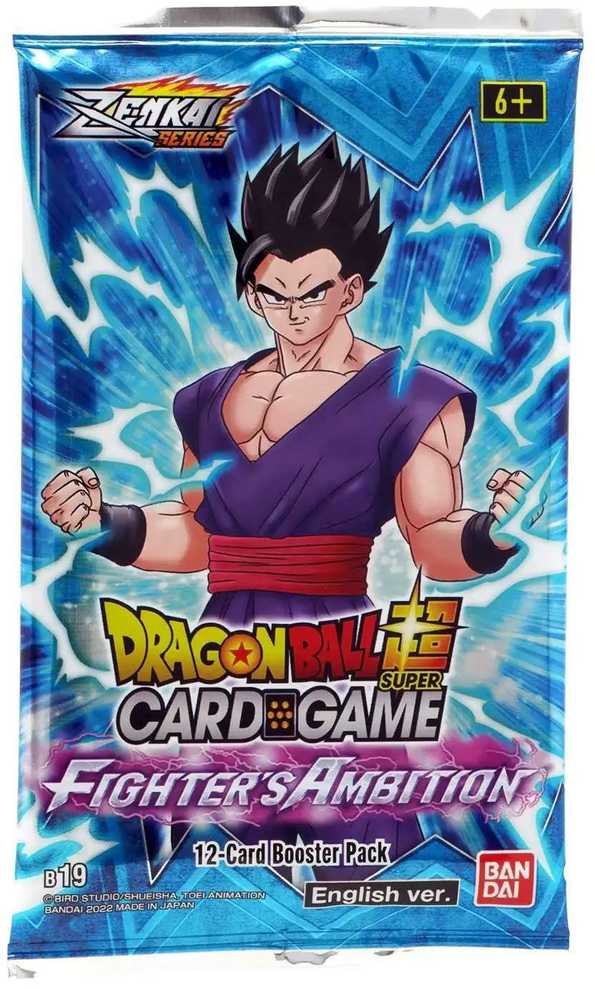 Bandai Tcg Dragon Ball Super Card Game - Zenkai Series - Fighter's Ambition Booster, modelis ...