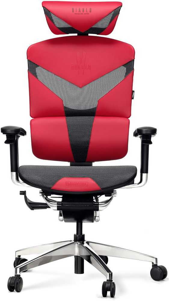 Diablo Chairs DIABLO V-DYNAMIC ergonominė kėdė (juoda / raudona ...