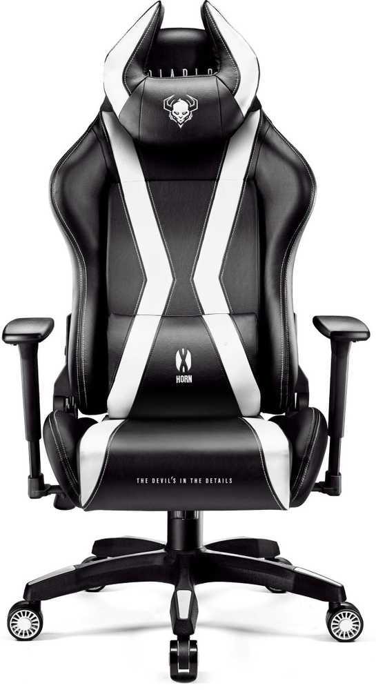 Diablo Chairs Diablo X-Horn 2.0 Normal Size juoda - balta ergonominė ...
