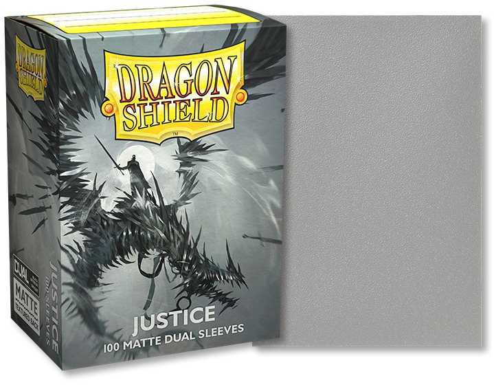 Dragon Shield Standard size Matte Dual - Justice (100 Vnt), modelis ...