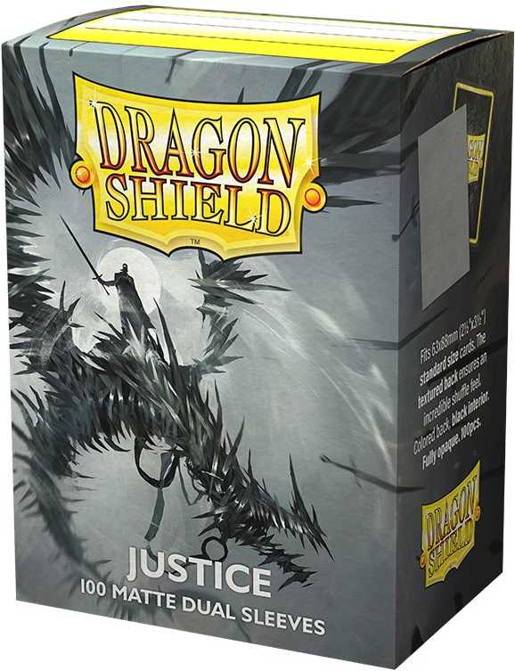 Dragon Shield Standard size Matte Dual - Justice (100 Vnt), modelis ...