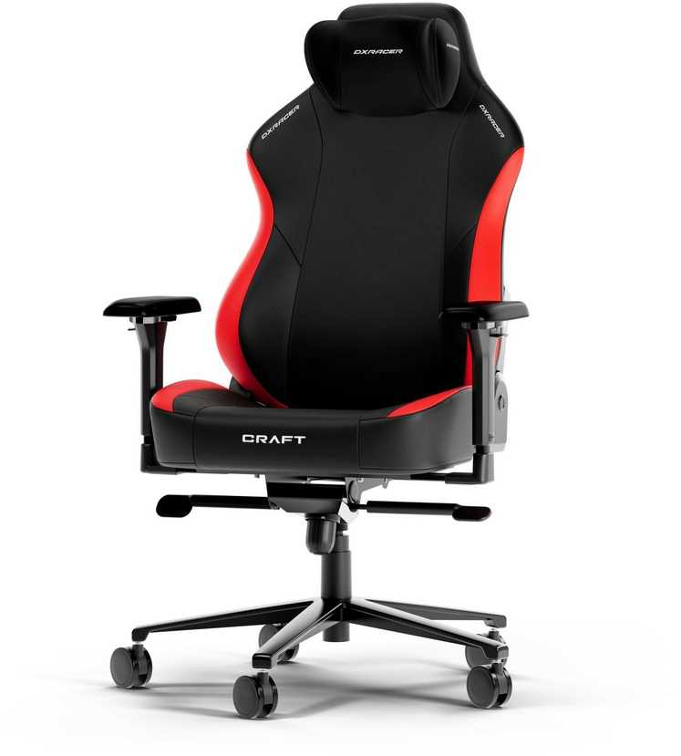 DXRACER Craft Series XL F23 juodai-raudona ergonominė kėdė, žema kaina ...