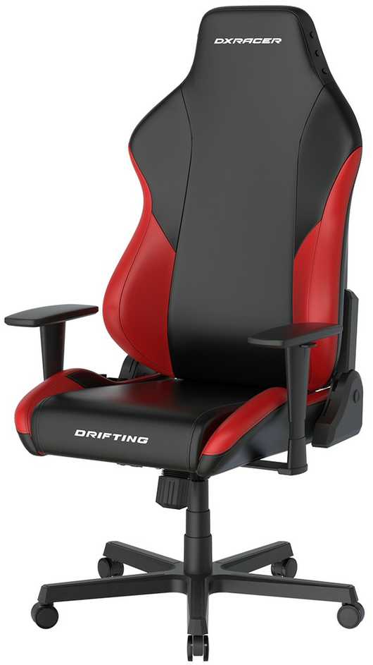 DXRACER DRIFTING L juoda / raudona ergonominė kėdė (epu oda), žema ...