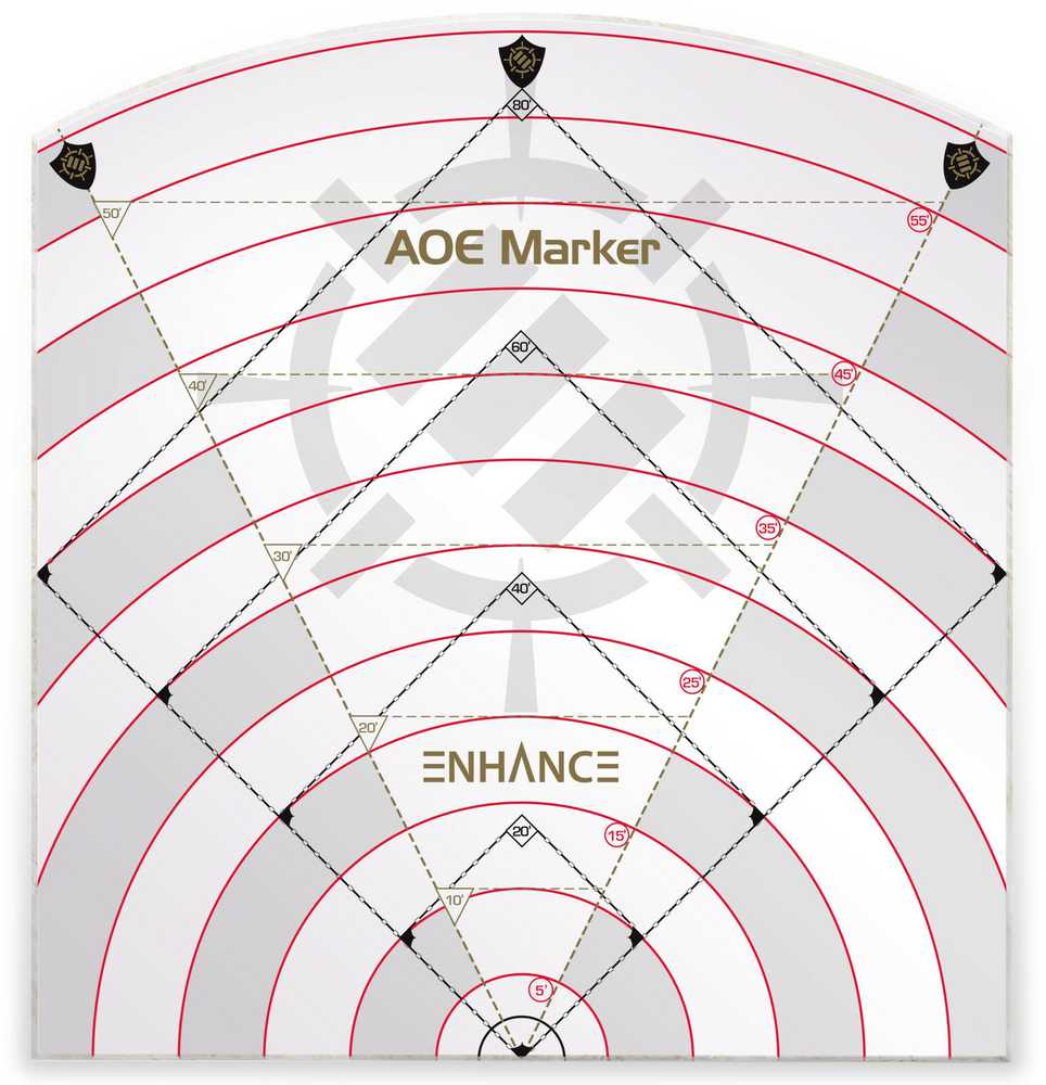 Enhance 60ft Spell AoE Damage Template, modelis - ENTTADC100CLEW, žema ...