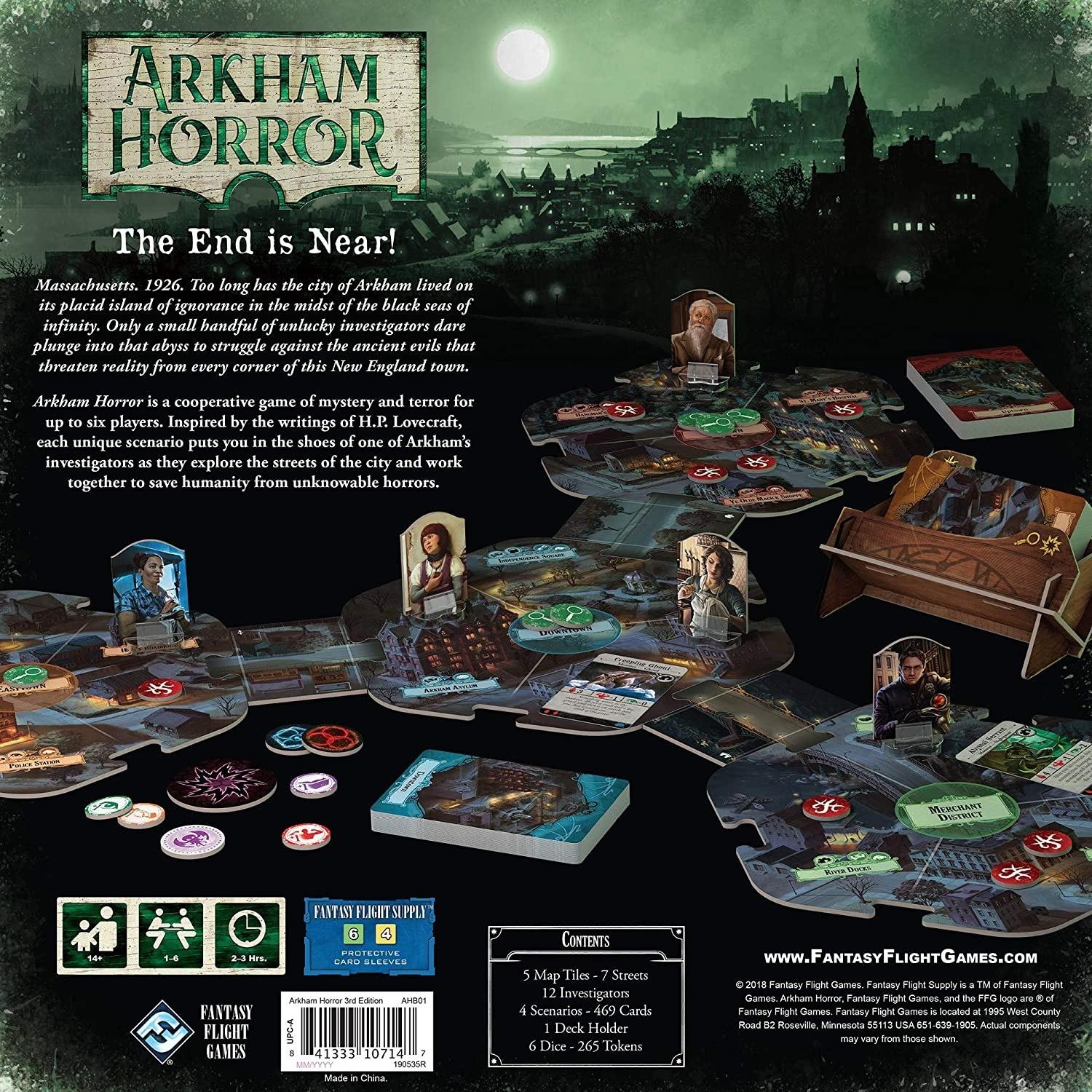 Enigma Fantasy Flight Games Arkham Horror (trečiasis leidimas), modelis ...