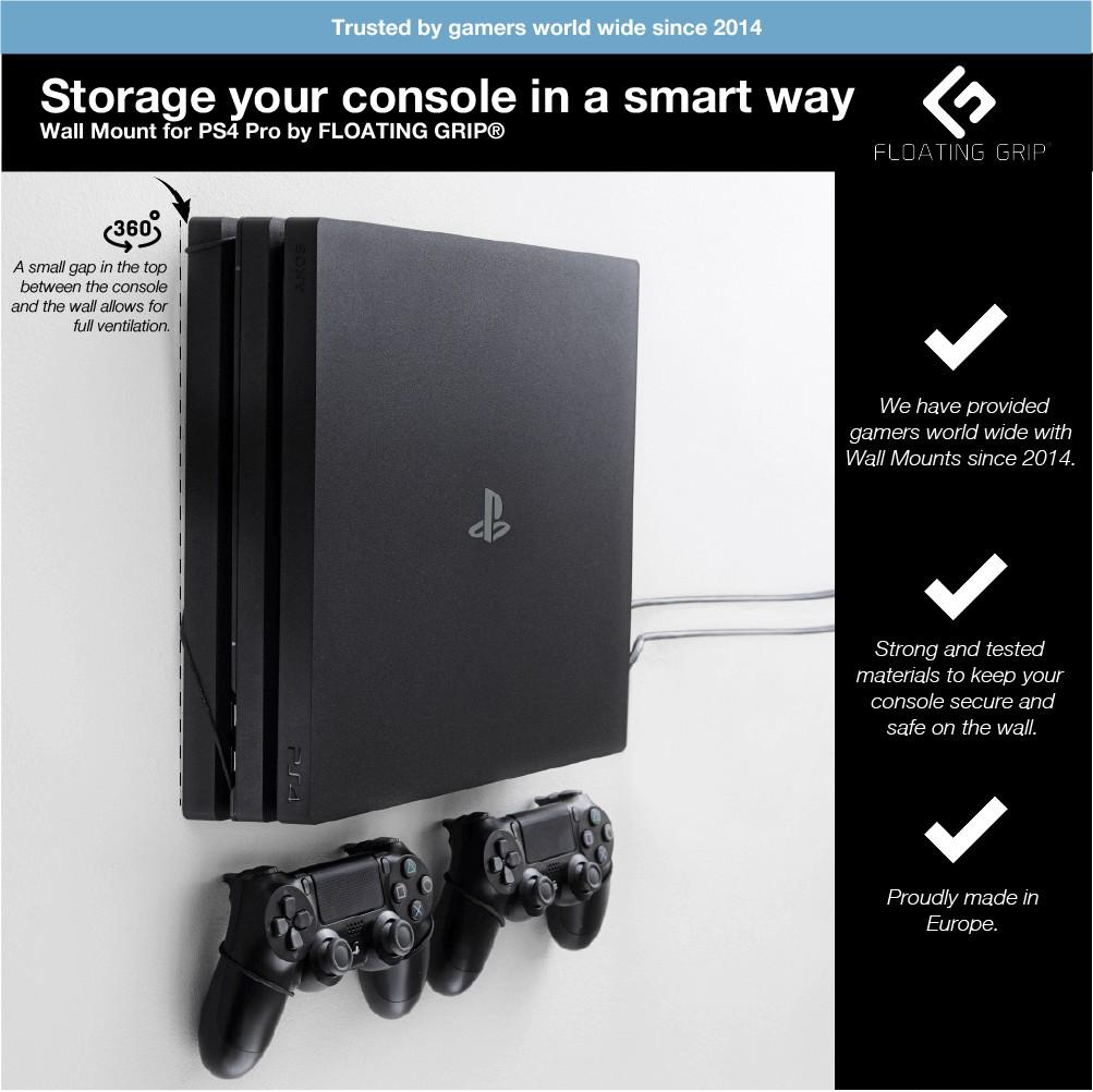 FloatingGrip FLOATING GRIP - PS4 PRO WALL MOUNT - BUNDLE, žema kaina ...