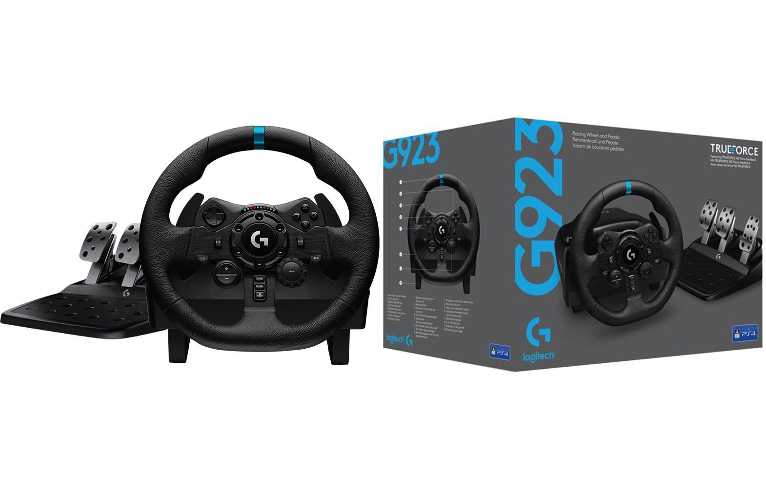 Logitech G923 TRUEFORCE simuliacinis lenktynių vairas su pedalais ...