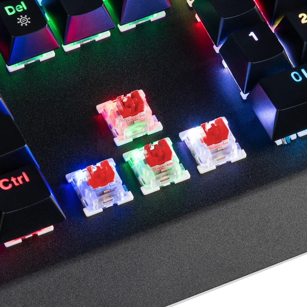 Klaviatūra Modecom Volcano Hammer 2 RGB (Outemu Brown Switch), modelis ...