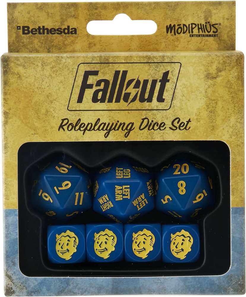 Modiphius Entertainment Fallout: The Roleplaying Game Dice Set, modelis ...