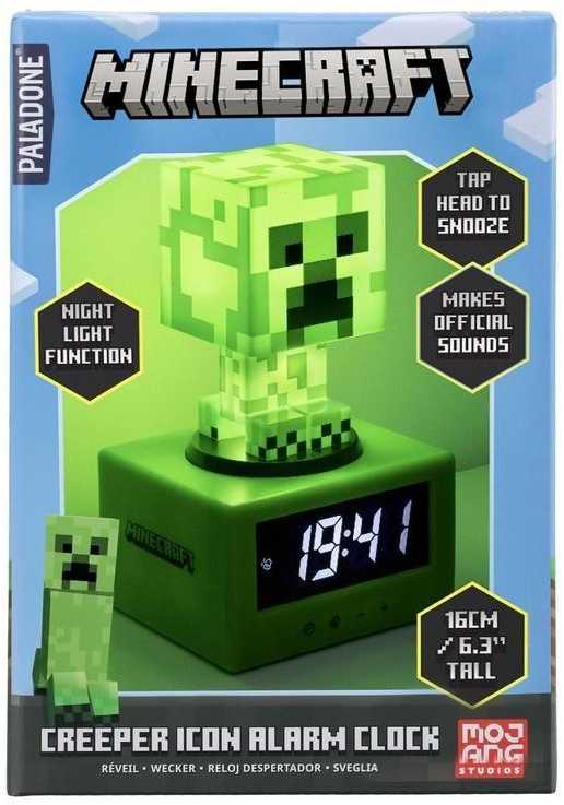 Paladone Minecraft Creeper Icon žadintuvas, žema kaina | Varle.lt
