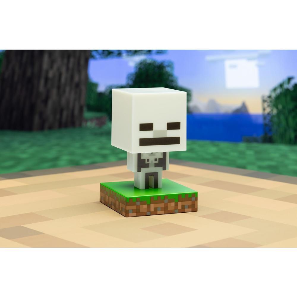 Paladone Minecraft Skeleton Icon lempa, modelis - 5055964785925, žema ...