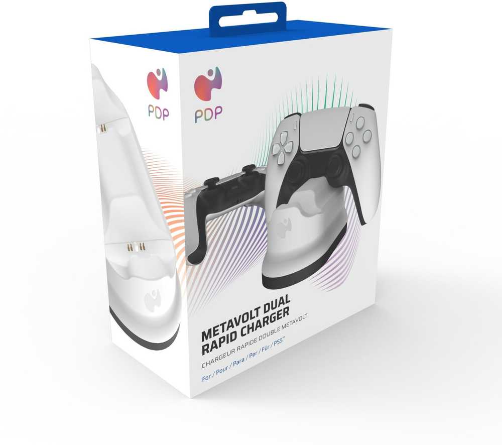 PDP Metavolt įkrovimo stotelė | Playstation 5, modelis - 052-016-WH, žema kaina | Varle.lt