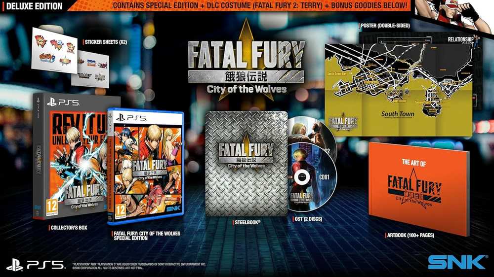 SNK Fatal Fury: City of the Wolves Deluxe Edition PS5, žema kaina ...