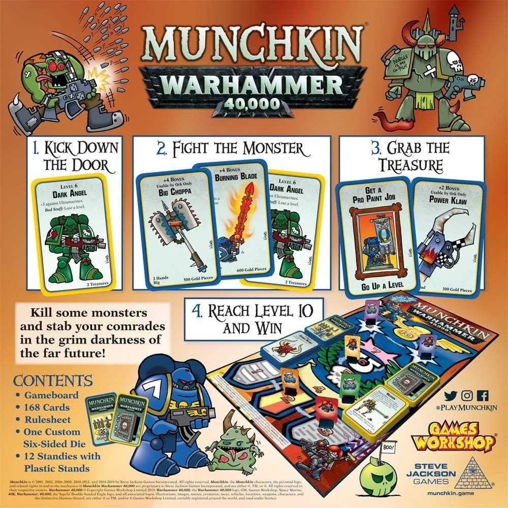 Steve Jackson Games Munchkin Warhammer 40,000, žema kaina | Varle.lt