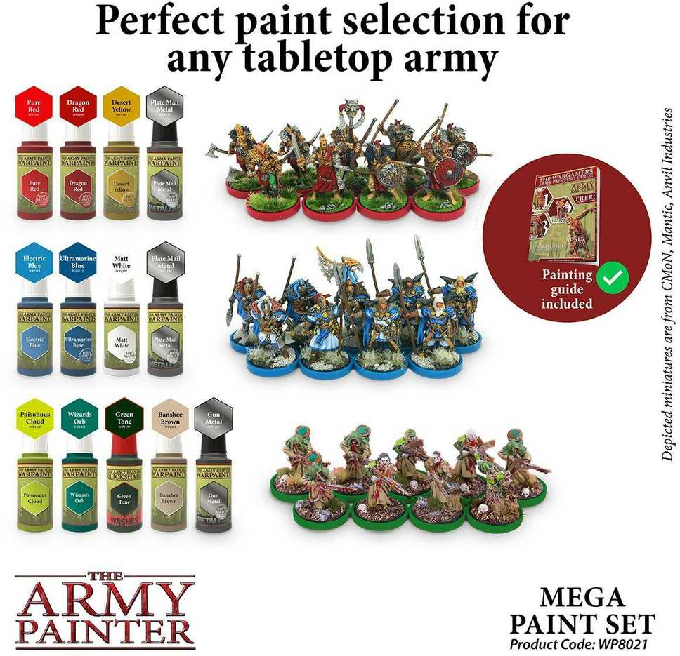 The Army Painter - Warpaints Mega Paint Set, modelis - WP8021P, žema ...