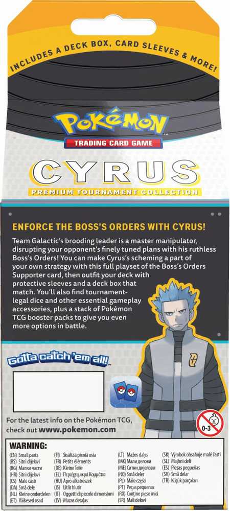 The Pokemon Company Pokemon TCG - Premium Tournament Collection - Cyrus ...