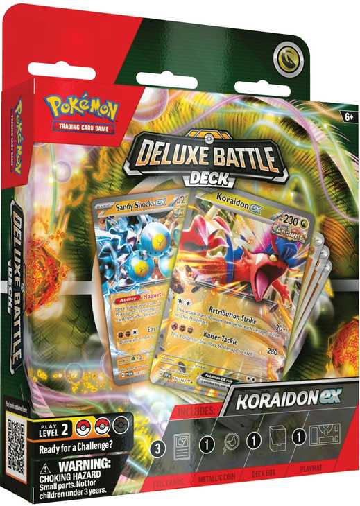 Rebel The Pokemon Pokemon: Deluxe Battle Deck Koraidon ex, modelis ...