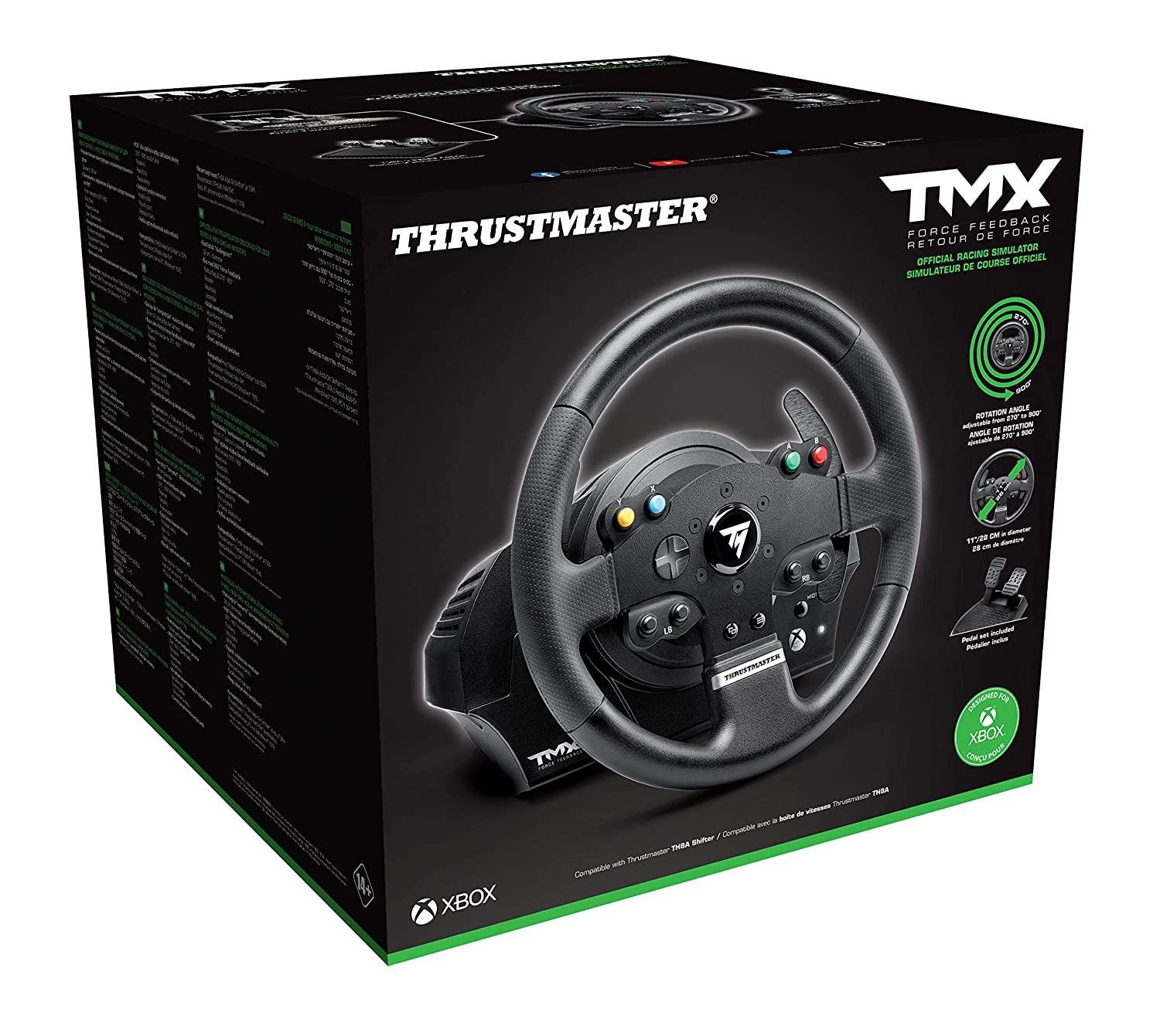 Žaidimų vairas THRUSTMASTER TMX FFB / 4460136, Juodos spalvos, modelis ...