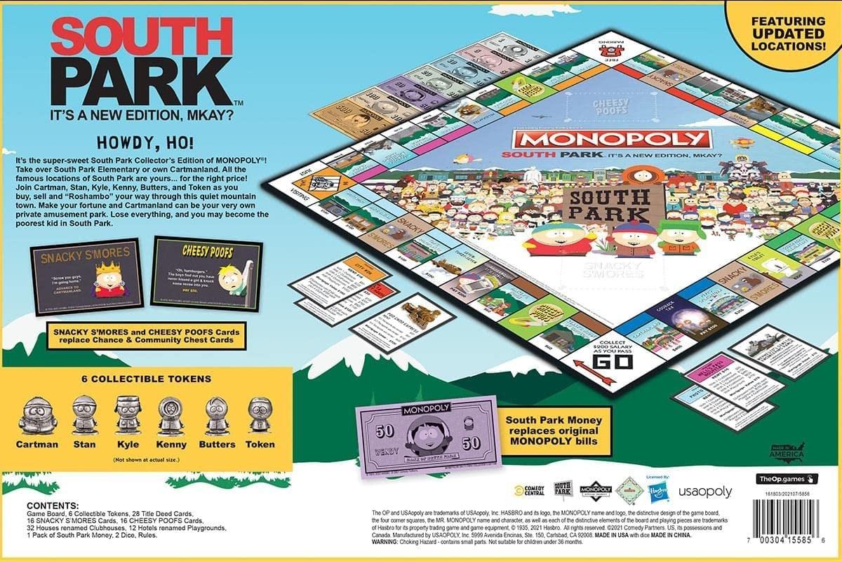 Usaopoly Monopoly: South Park Collector's Edition, modelis - WIN4599 ...