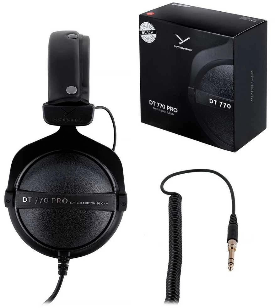 Beyerdynamic DT 770 Pro Juodas Limited Edition - closed studio ausinės ...