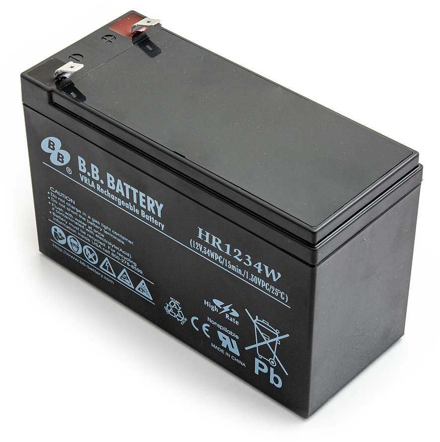 CSB Bb Baterija AGM Akumuliatorius B.B. HR1234W 12V9Ah, skirtas UPS APC ...